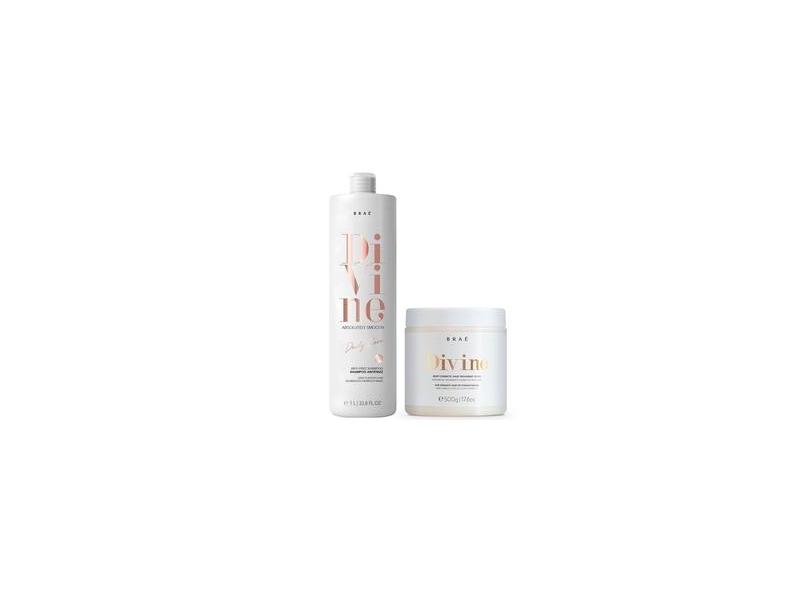 Braé Divine Shampoo 1L E Mascára 500g Absolutely Smooth com o Melhor ...