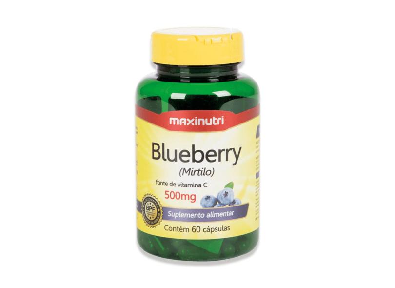 Blueberry 500mg com 60 Cápsulas Maxinutri com o Melhor Preço é no Zoom