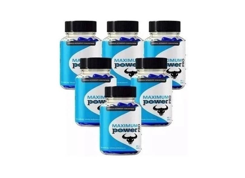 Maximum Power Pro 10 Potes 60 Caps Original Promoção em Promoção é no ...