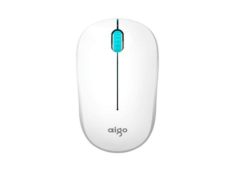 Mouse Aigo M35 Wireless - Branco e Verde com o Melhor Preço é no Zoom