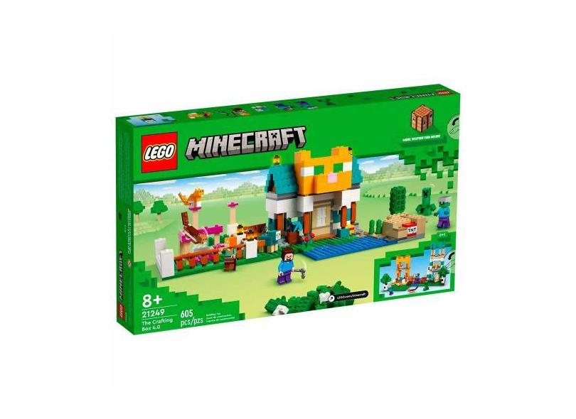 Lego Minecraft - A Caixa De Minecraft 4-0 - 605 Peças - Lego com o ...