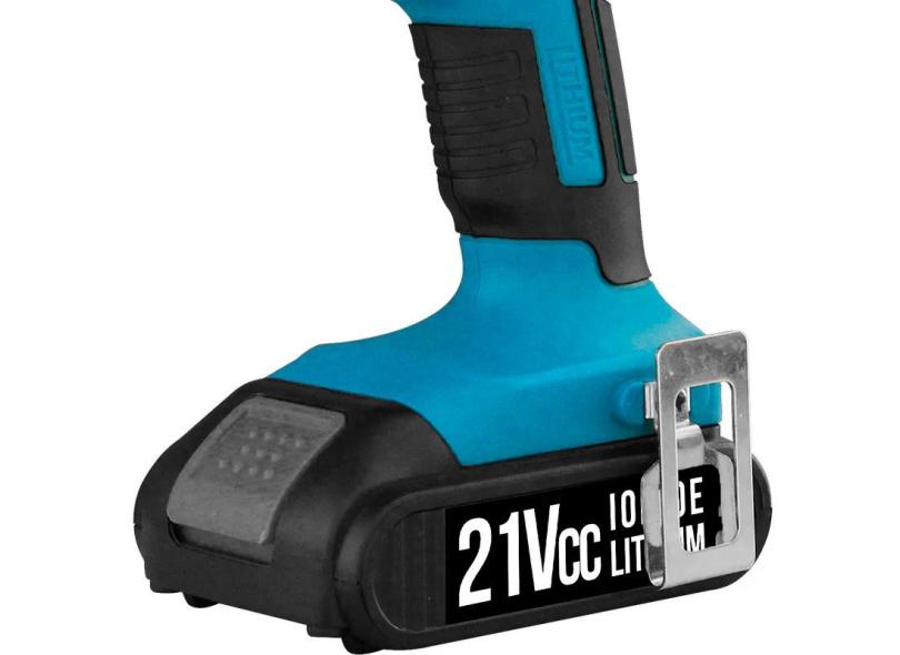 Furadeira/Parafusadeira Impacto Gamma Bivolt 21v Com 2 Baterias G12301 ...