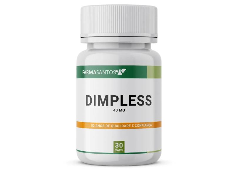 Dimpless 40Mg 30 Cápsulas Com Selo de Autenticidade Redutor de Celulite ...