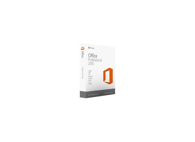 Microsoft Office Professional 2016 Fpp Retail Perpetua com o Melhor ...