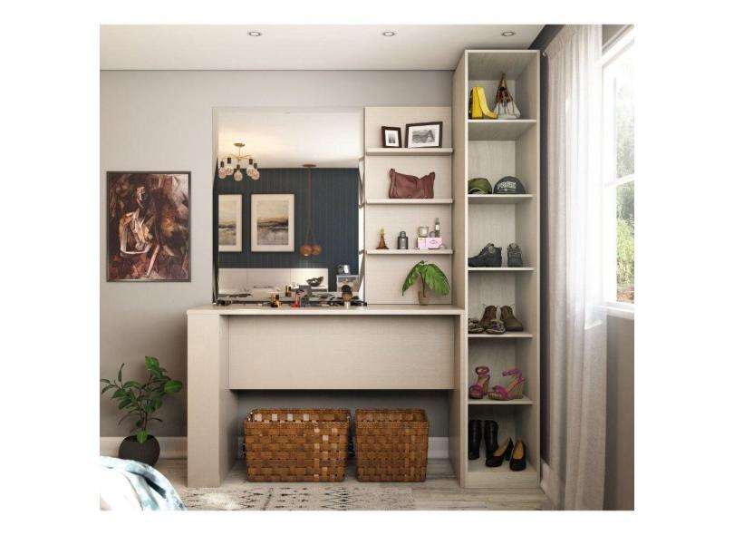 Guarda Roupa Com E Bancada Com Painel Crema Com Connect em Promoção é ...