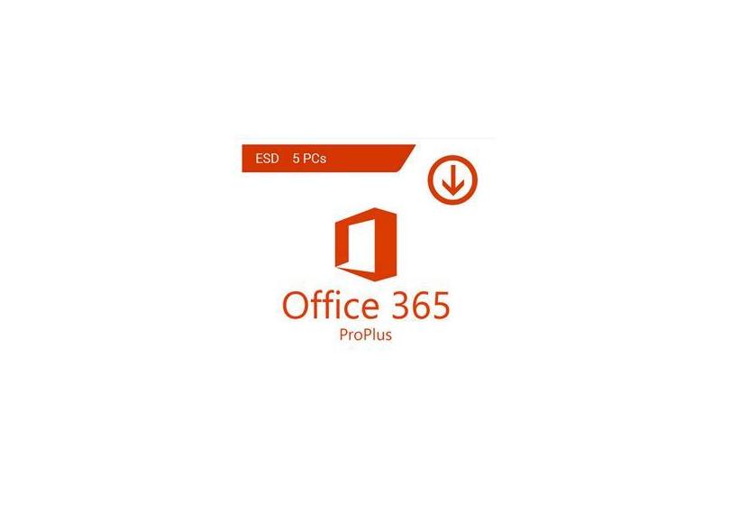 Microsoft Office 365 Proplus 2019 Esd 5 Pcs 1 Ano com o Melhor Preço é ...
