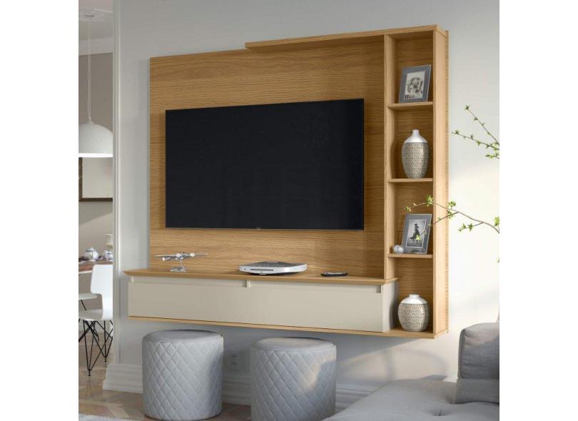 Painel para TV até 52 Polegadas 1 Porta 4 Nichos Sublime Patrimar ...