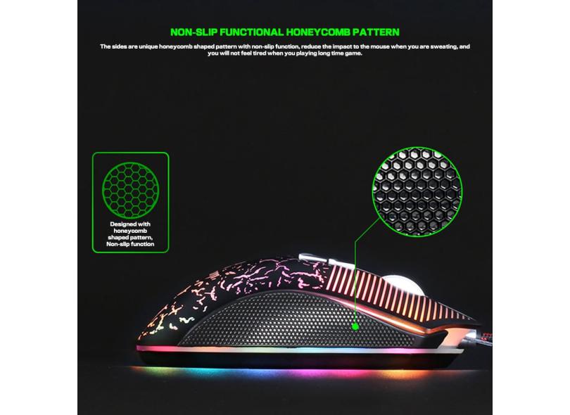 Luom G70 Gamer profissional Computer Gaming Mouse 4000dpi Optical 9 ...