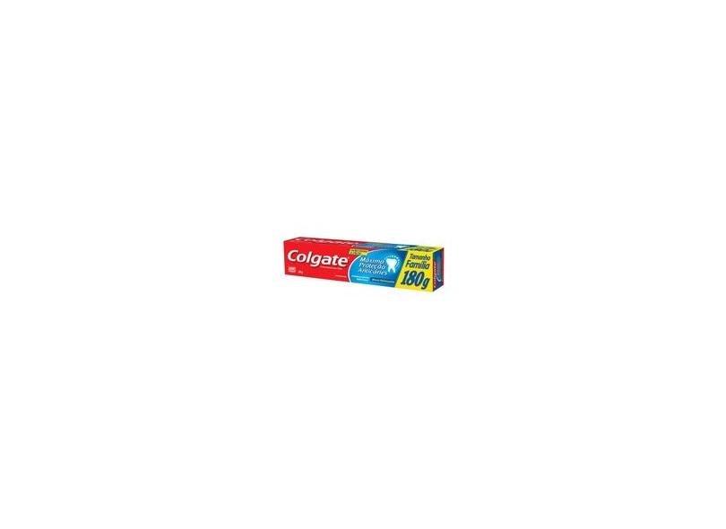 Creme Dental Tradicional Colgate 180G Maxima Proteção Anticaries com o ...