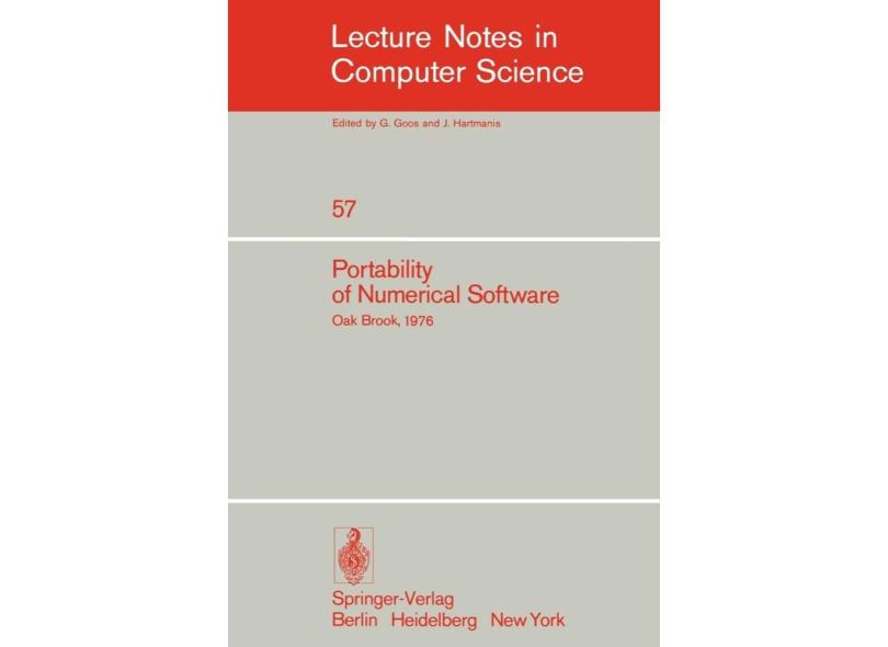 Portability of Numerical Software com o Melhor Preço é no Zoom