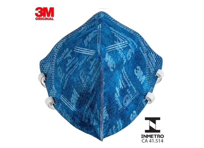 Máscara N95 3M Respirador N95 Pff2s 3M 9820 br Prot Inmetro ca 41.514 ...