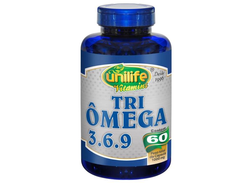 Tri ômega 3-6-9 60 capsulas 1000mg -unilife com o Melhor Preço é no Zoom