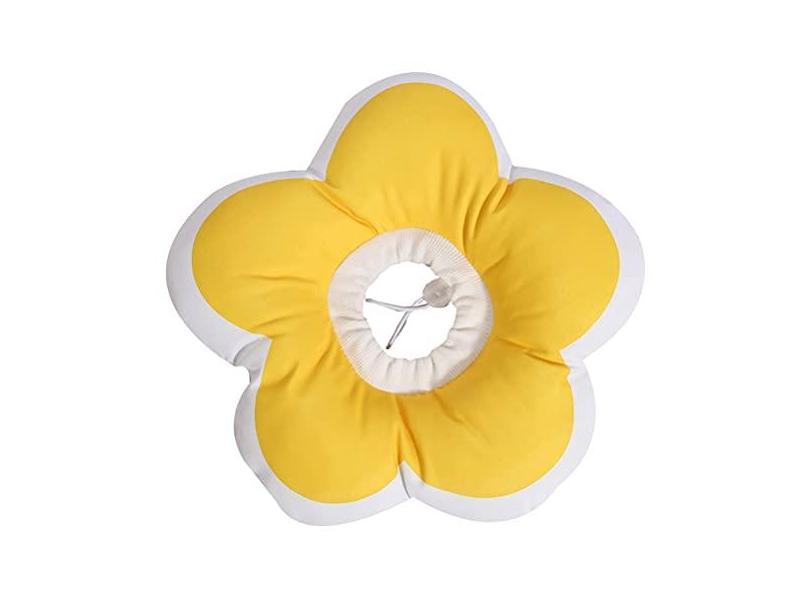 Adorável gato gato algodão animal de estimação elizabethan colar flor ...