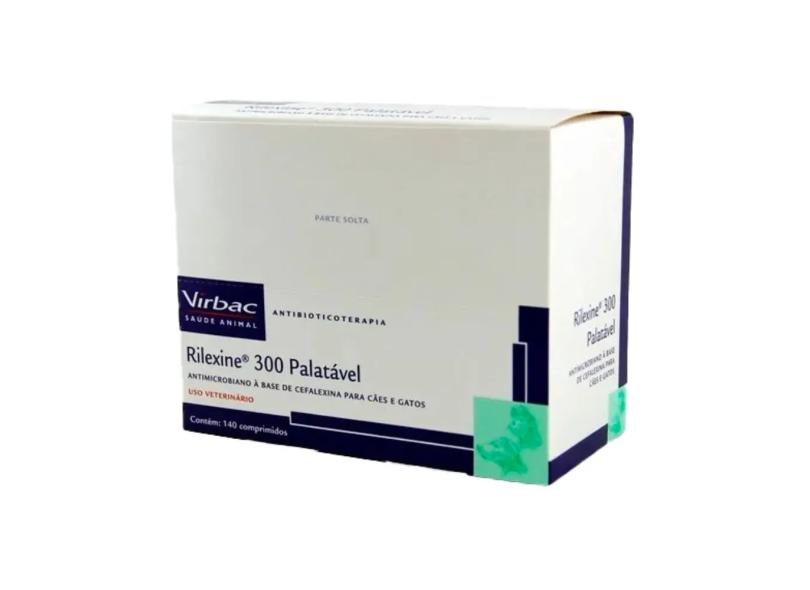 Rilexine 300 mg Caixa 140 Comprimidos - Virbac com o Melhor Preço é no Zoom