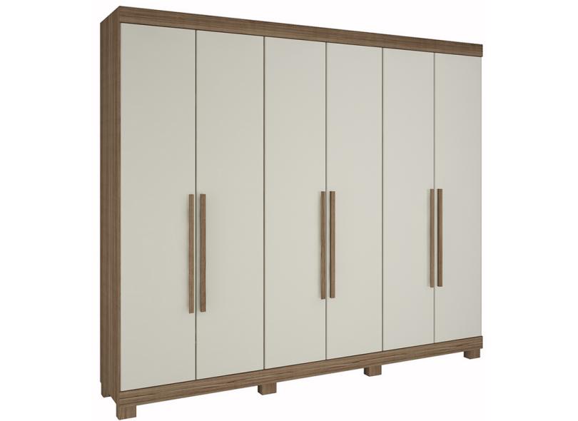 Guarda-Roupa Casal 6 Portas 7 Gavetas Guarapari Plus Móveis Rimo em ...