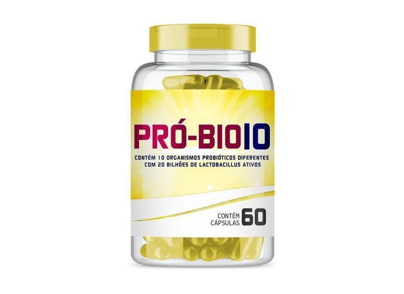 Probio 10 Probiotico 20 bilhoes com 60 cápsulas Extra Fórmulas com o ...