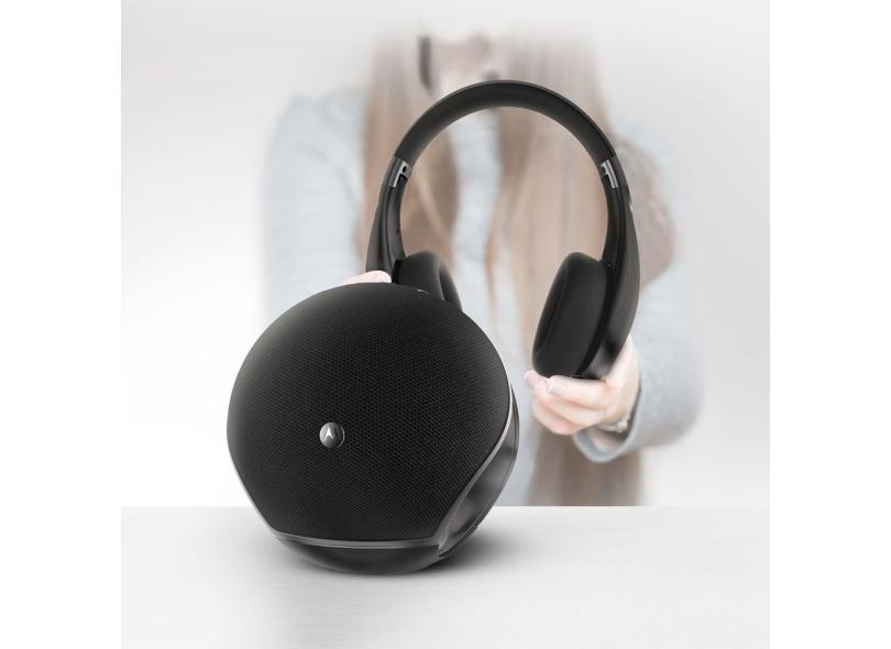 Caixa De Som Motorola Sphere Com Fone De Ouvido, Estéreo, Resistente A ...