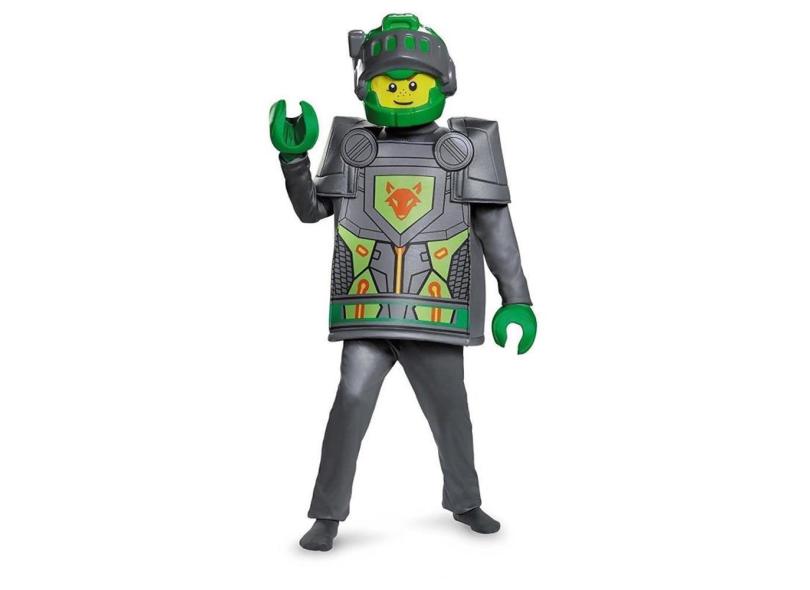 Lego Aaron Nexo Knights Deluxe Boys Tamanho S 4/6 Licenciado com o ...