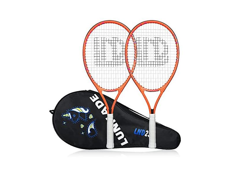 LUNNADE Raquete de tênis infantil infantil, raquete de tênis juvenil de ...