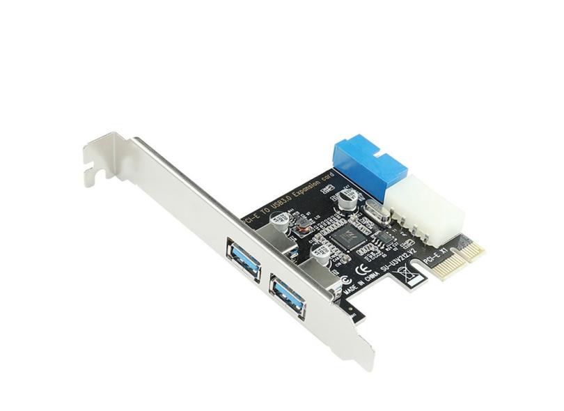 Pci-e Para USB 3.0 Expansão Cartão F2T2 20pin computador desktop ...