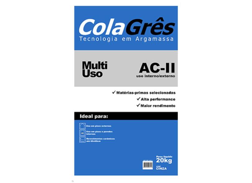 Argamassa AC2 - Colagres/Colavit (20kg) em Promoção é no Buscapé