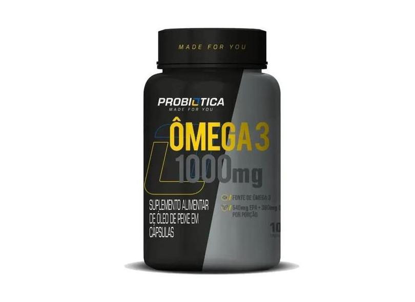 Omega 3 Probiótica 100 Cápsulas 1000Mg Probiotica com o Melhor Preço é ...