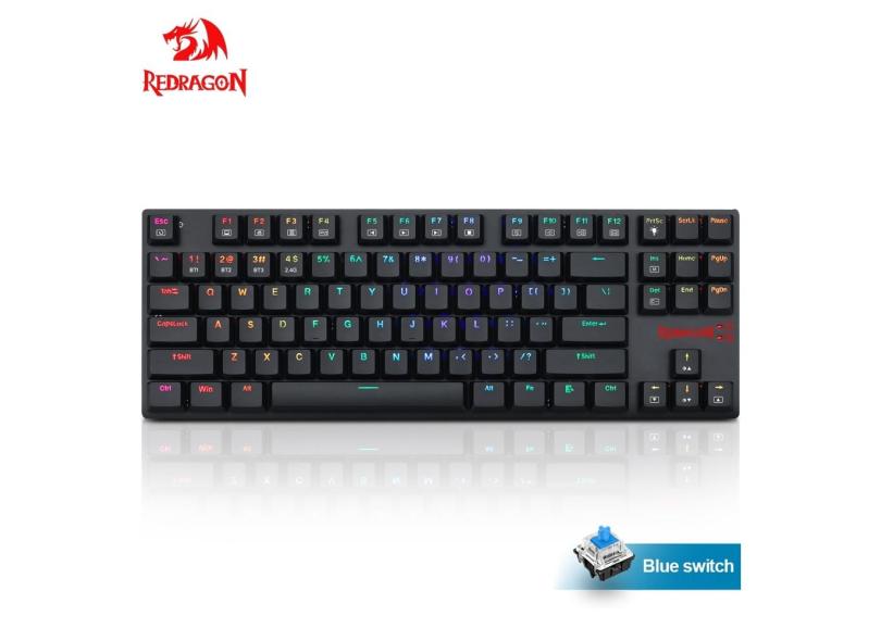 Redragon app k607p-teclado de jogos sem fio, bluetooth 5.0, usb 2.4g ...