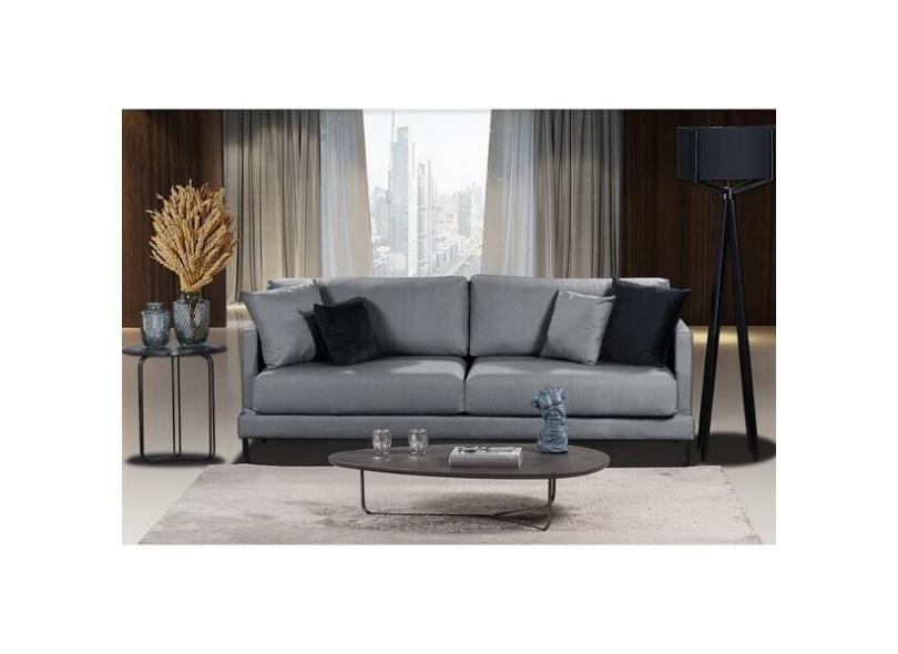 Sof S o Luiz Living 3 Lugares Linho Corriente 2 Mt Espuma D3 com o ...