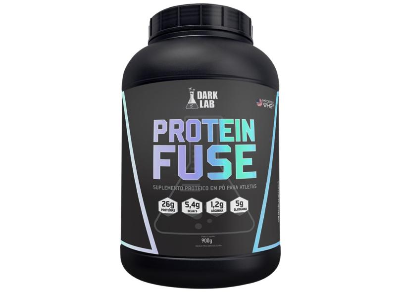 Whey Protein Fuse Dark Lab 900g - ganho de massa muscular - 6 fontes de ...