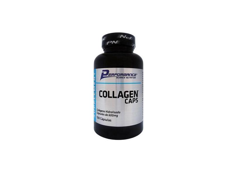 Collagen Caps 100 Cápsulas - Performance Nutrition - Colágeno com o ...