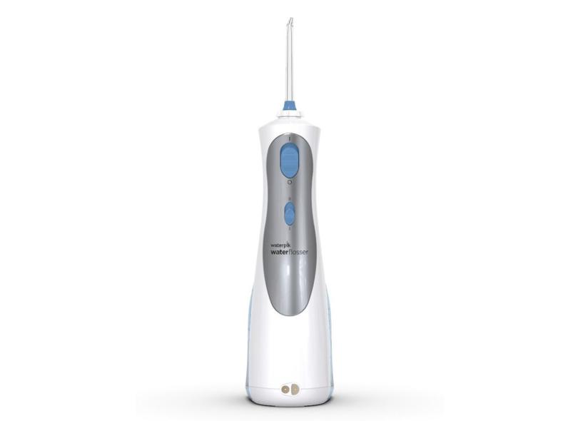 Irrigador Oral Waterpik WP450B Portátil Bivolt Branco e Azul em ...