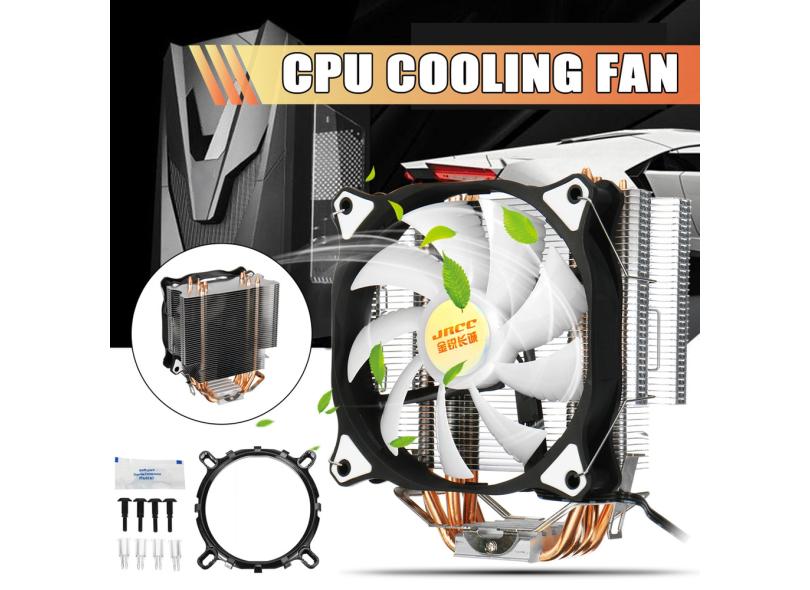 12V cpu Cooler Fan cpu Cooler System 4 Copper Tube pc Case Fan Wongkuba ...