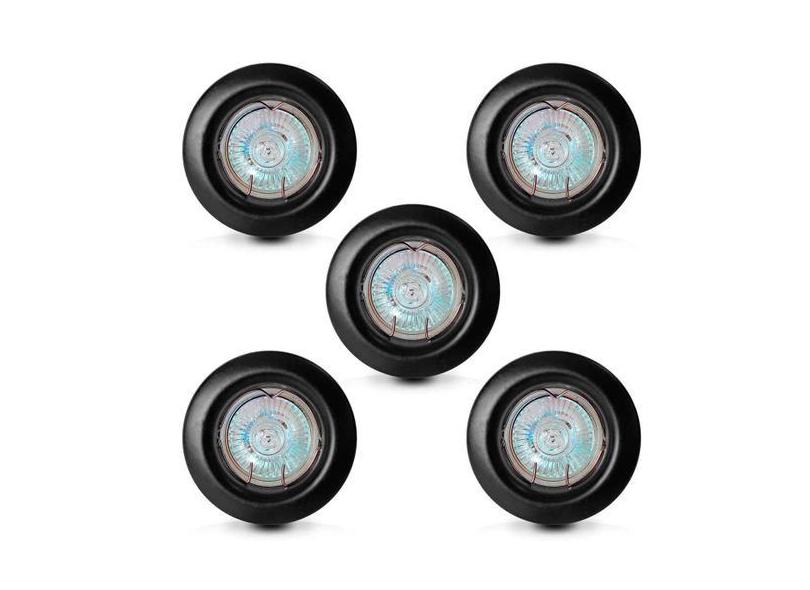 Mini Spot Dicroica Fixo Aco Mr11 (Com Lampada 35w) 05 Unidades - Home ...