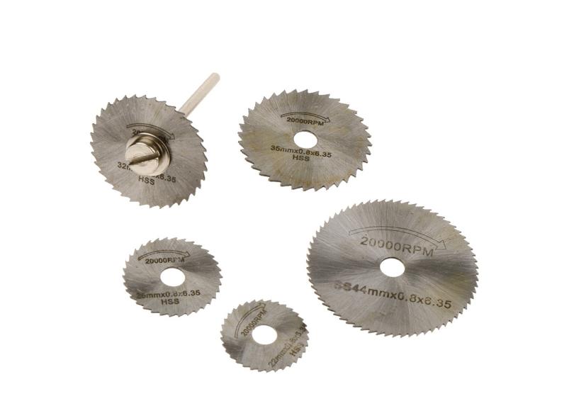 5 Peças De Madeira Hss Discos De Corte Rodas 22mm-44mm 3.17mm Mandril ...