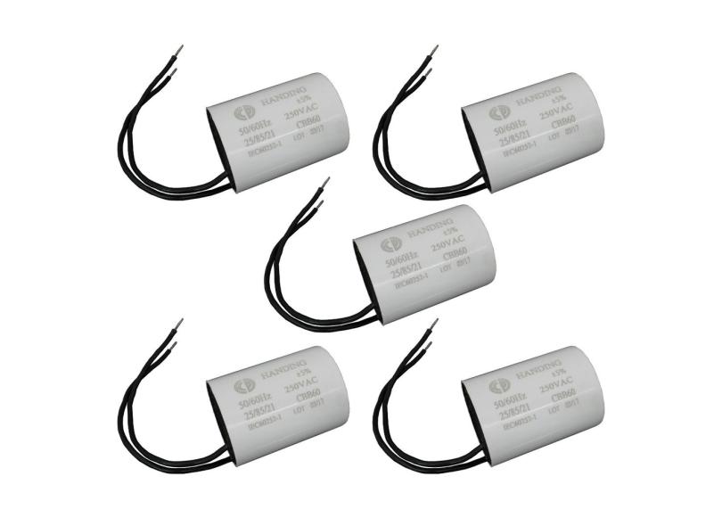 5 Capacitor de Partida 12uf 250vac Motor Portão Eletrônico Ppa Rossi ...