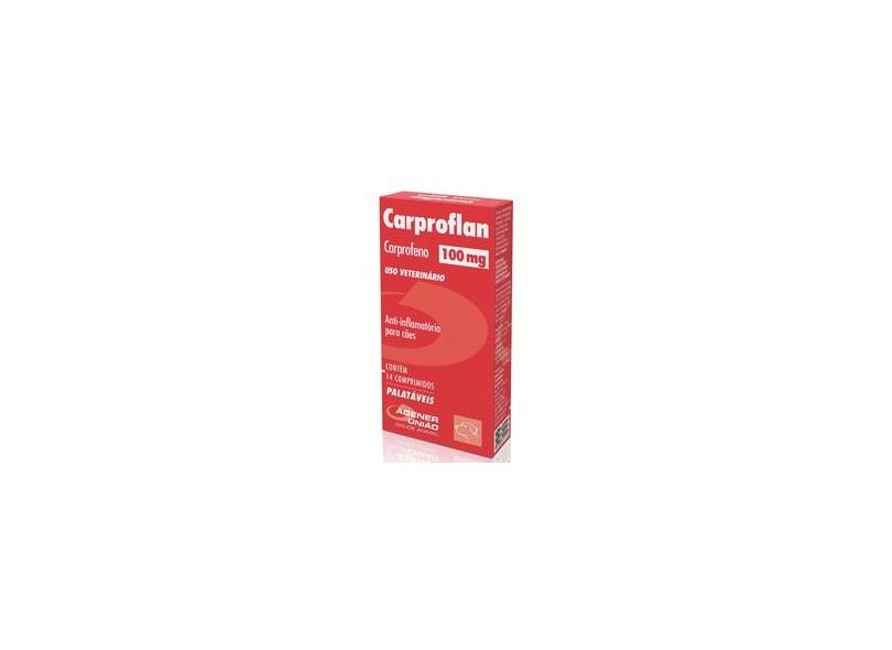 Carproflan 100mg Agener União Caixa Com 14 Comprimidos com o Melhor ...