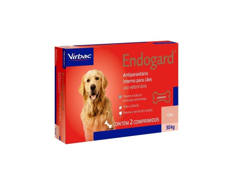 Endogard - Vermífugo para Cães até 30kg - 2 Comprimidos com o Melhor ...