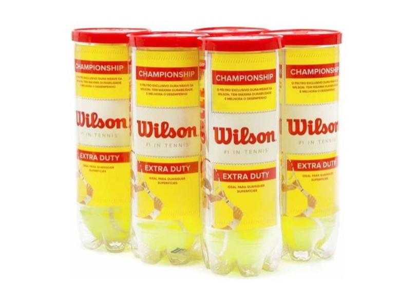 Bola De Tênis Wilson Extra Duty Championship 15 Bolas com o Melhor ...