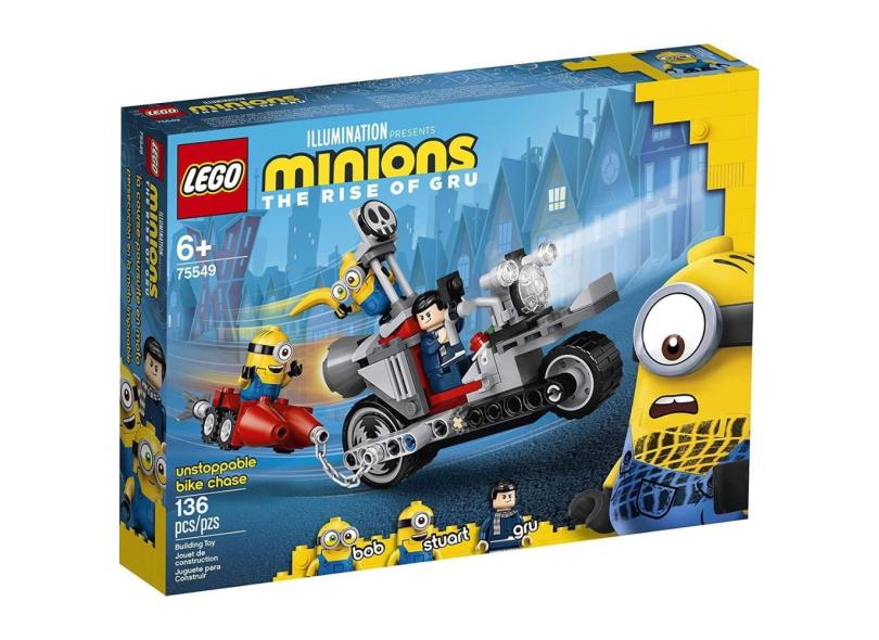 Lego Minions Perseguição De Moto 75549 com o Melhor Preço é no Zoom