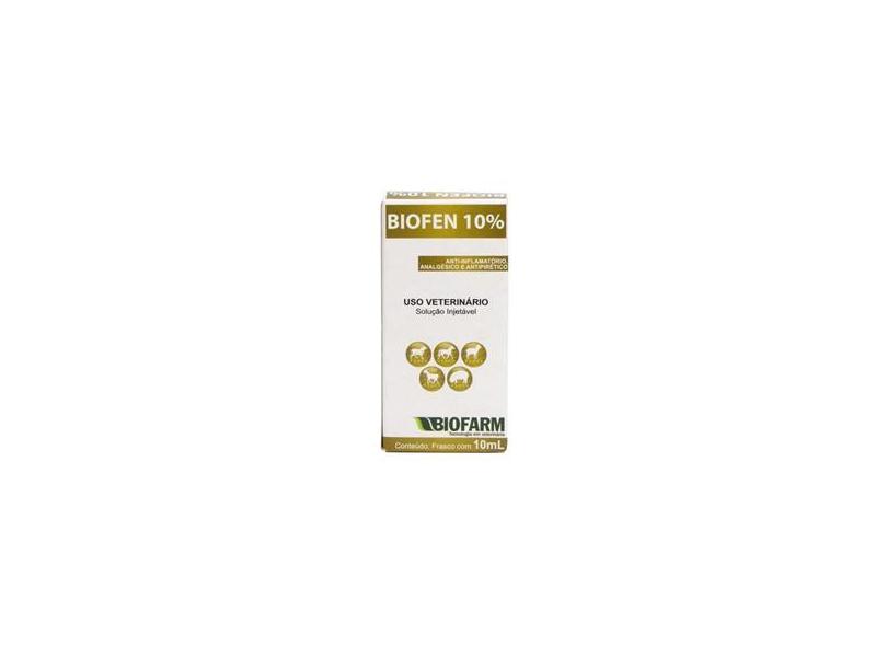 Biofen 10% Injetável Anti-inflamatório - Biofarm - 10ml com o Melhor ...