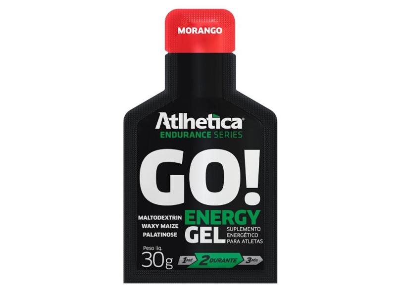 Go Energy Gel Atlhetica Nutrition Morango Caixa Com 10 Sachês De 30g ...