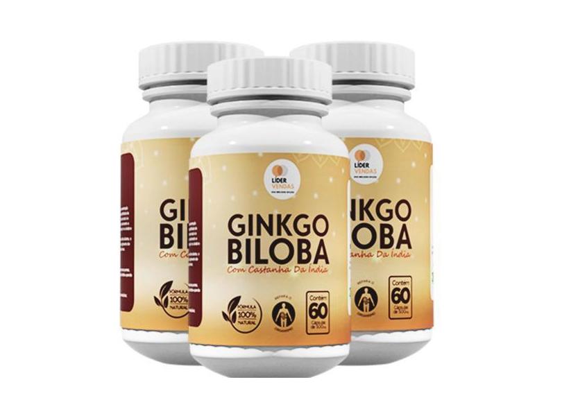 Ginkgo Biloba Com Castanha Da Índia 00Mg/60Caps - Flora Viva com o ...