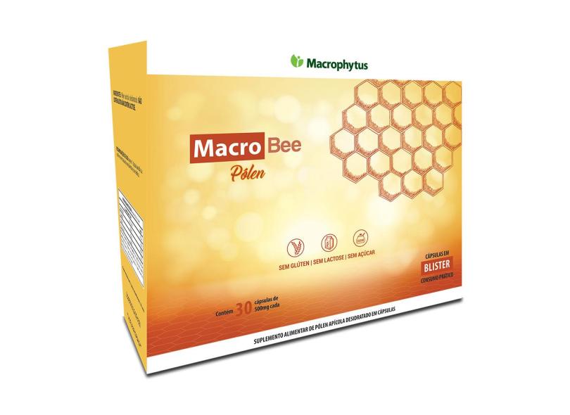 MACROBEE PóLEN 500MG 30 CáPSULAS Macrophytus em Promoção é no Buscapé