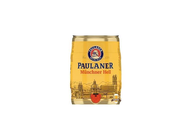 Cerveja Paulaner Münchner Hell Barril 5 Litros com o Melhor Preço é no Zoom