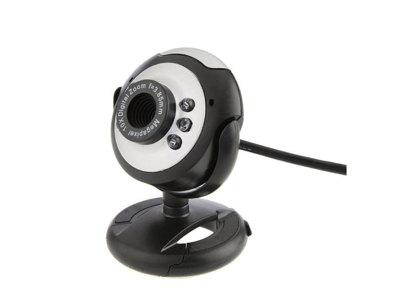 Câmera Web Câmera de vídeo digital HD com microfone Clip-On Computador ...