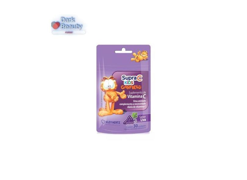 Supra C Kids Garfield Vitamina Sabor Uva 30 Un - Kley Hertz com o ...