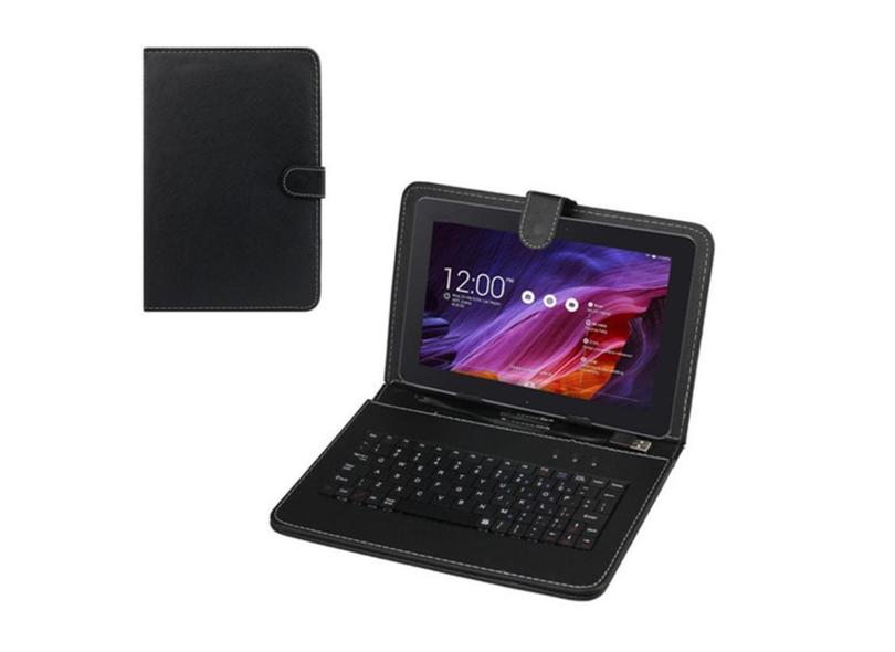 Capa Com Teclado Para Tablet De 7 Polegadas Usb Micro Usb V8 com o ...
