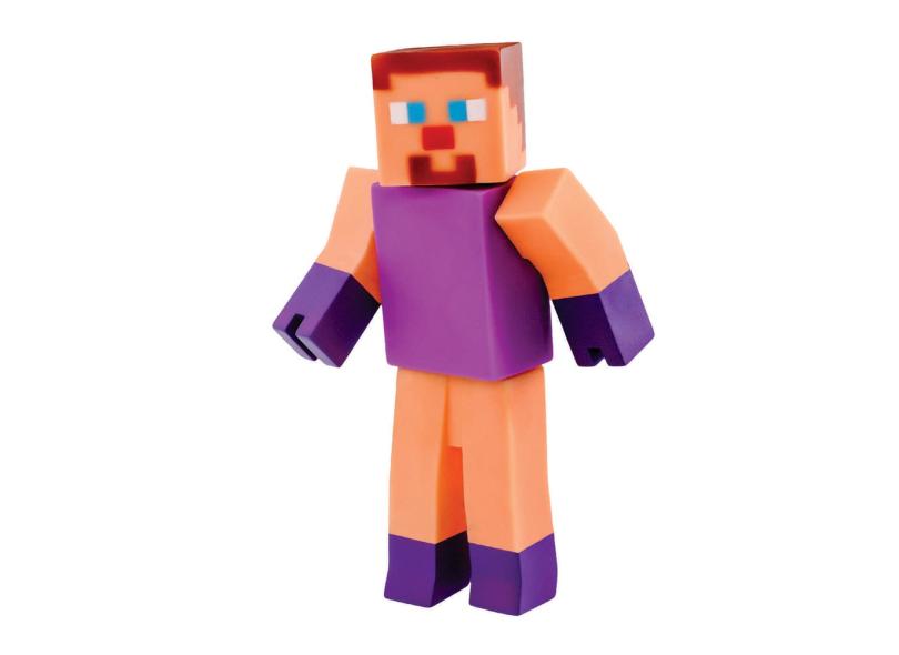Boneco articulado super blocks tipo minecraft com o Melhor Preço é no Zoom