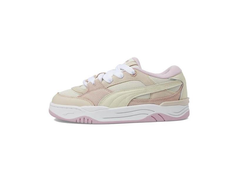 PUMA Tênis feminino de verão Puma-180, Amêndoa açucarada/névoa de uva ...