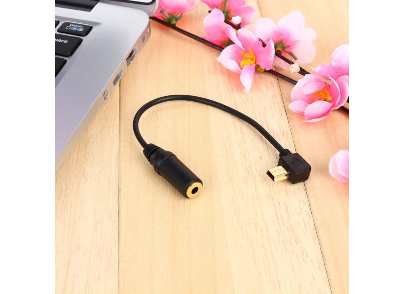 Microfone de áudio USB mic Link adaptador cabo conector fio para Hero 3 ...